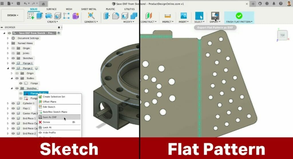 4 Ways to Export a DXF from Autodesk Fusion | SendCutSend