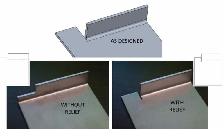How to Design Bend Reliefs & Corner Reliefs for Sheet Metal Parts