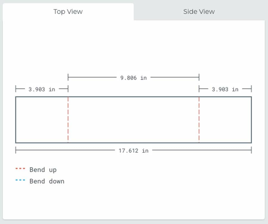 Sheet Metal Bending Calculator - SendCutSend
