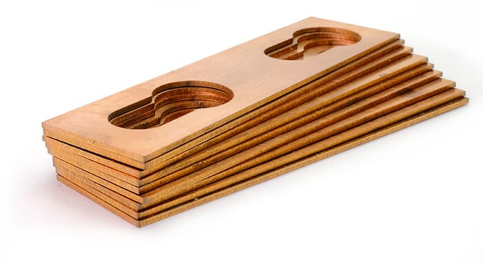 Laser Cut Copper - SendCutSend