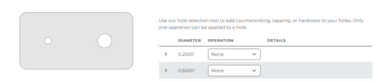 How To Apply Hole Distance Specifications