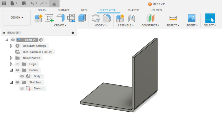 How to use the Bend tool in Autodesk Fusion? | SendCutSend