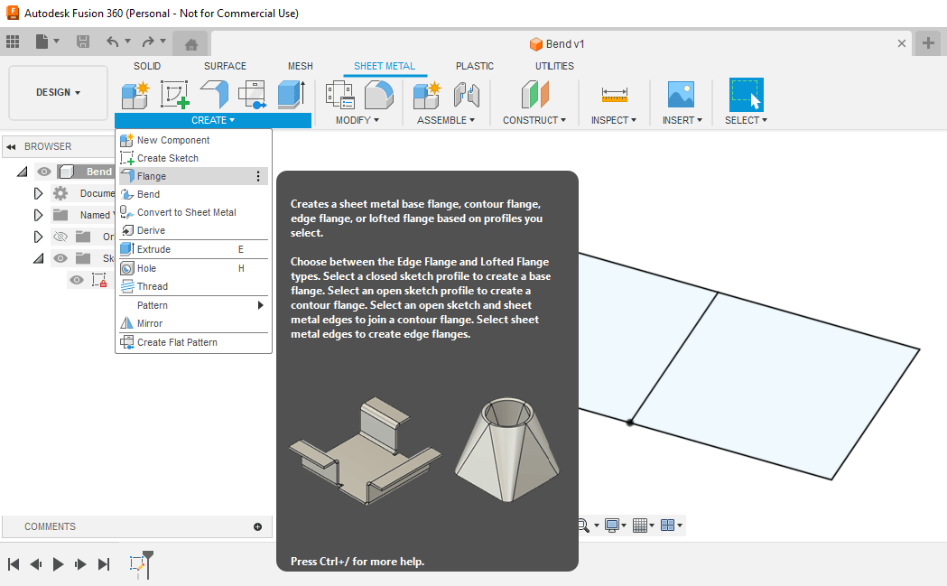 How to use the Bend tool in Autodesk Fusion? | SendCutSend