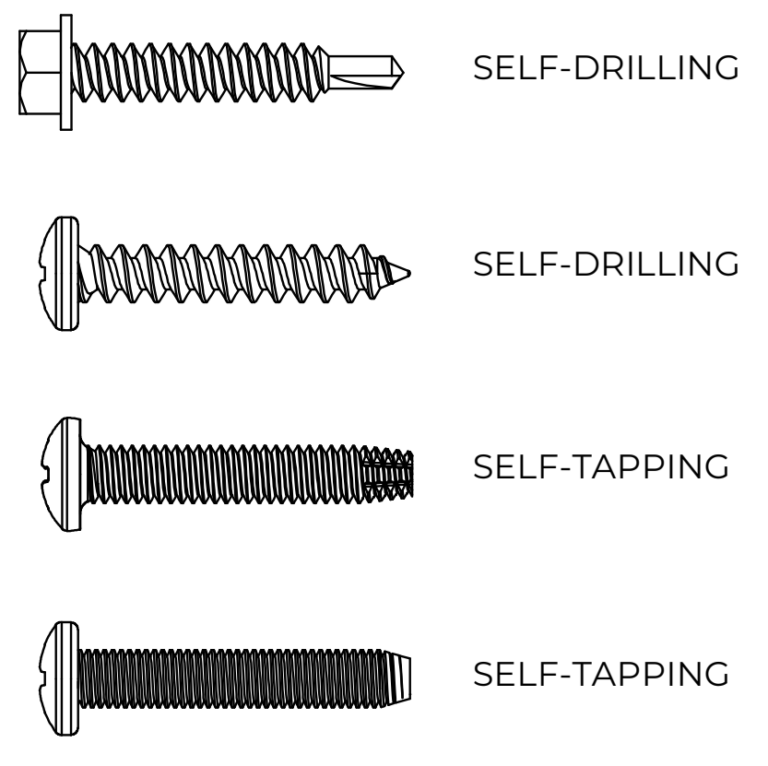 Self-Drilling vs Self-Tapping Screws: What's the Best Fastening Solution?